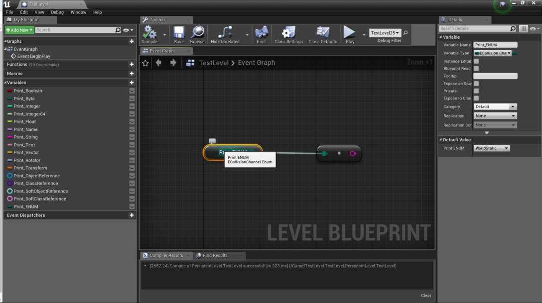 【UE4】PrintStringノードについて 【★】 | キンアジのブログ