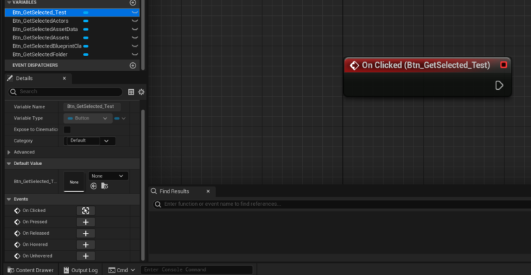 【UE5】EditorUtilityのGetSelected系について【★☆】 | キンアジのブログ