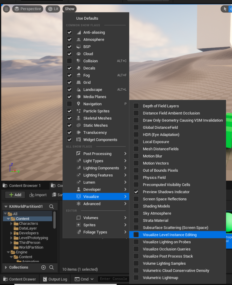 【UE5】WorldPartitionのDataLayerについてあれやらこれやら【★★】 | キンアジのブログ